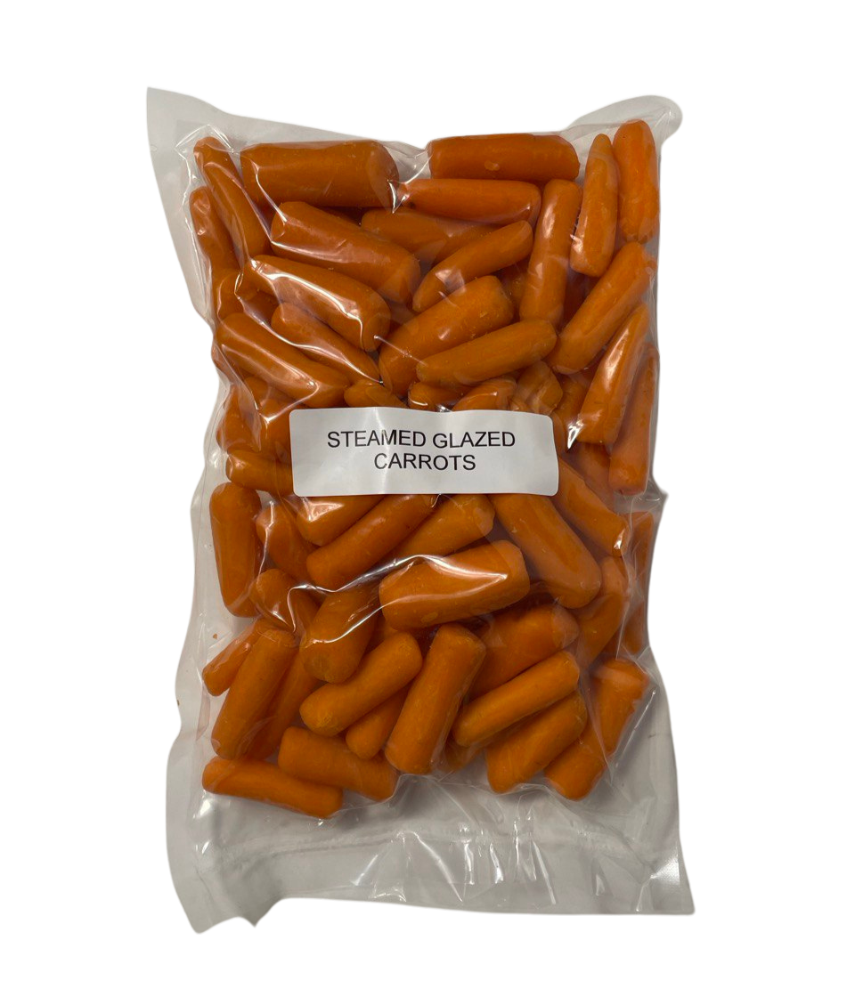 BULK STEAMED GLAZED CARROTS - Heat and Eat Meals